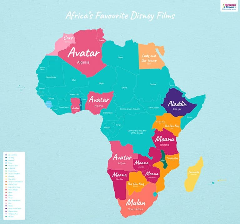 New Disney+ Map: Reveals The WORLDS Favourite Film By Country – What's ...