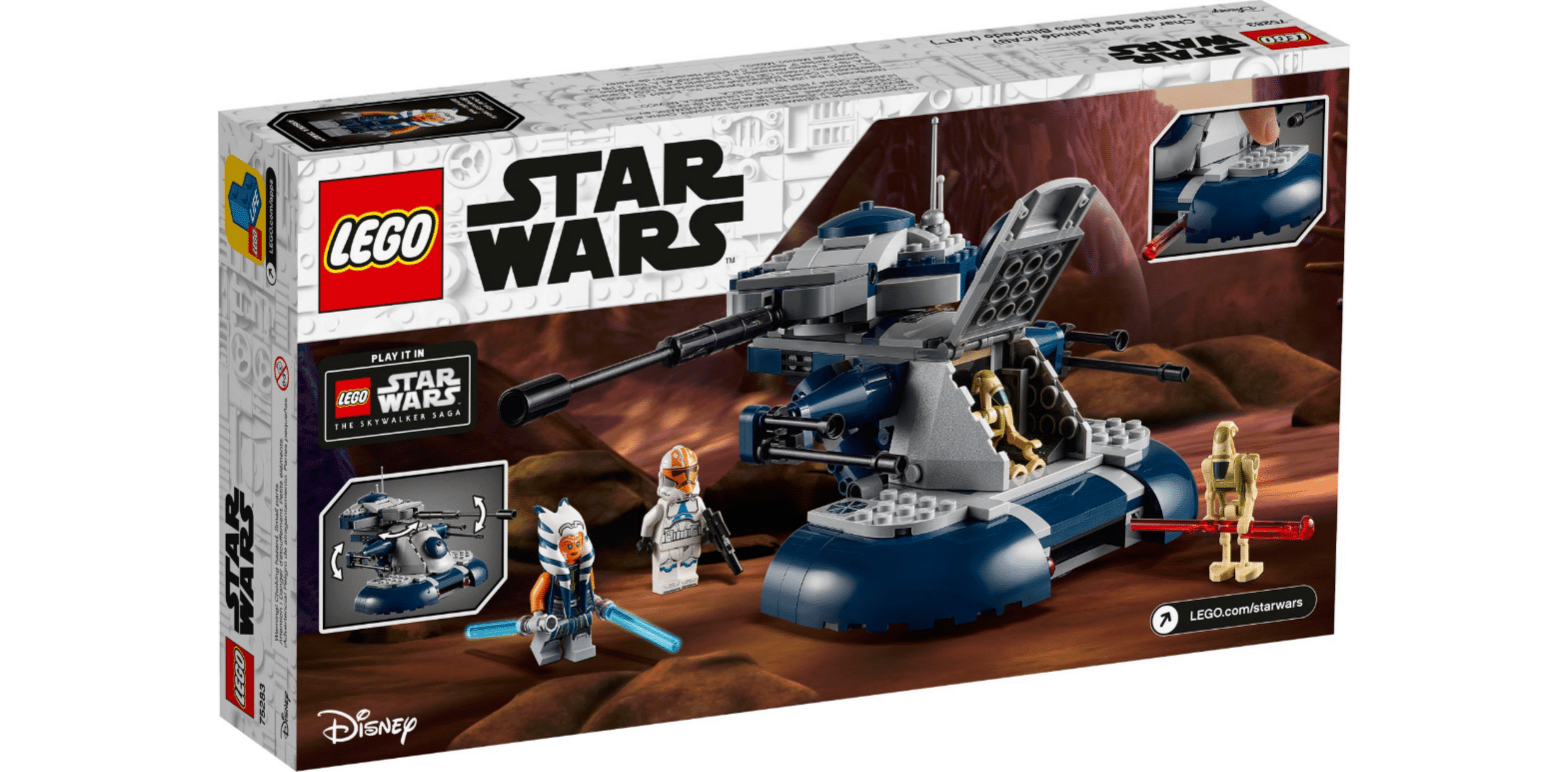 LEGO Star Wars: The Clone Wars Armored Assault Tank Set Coming Soon ...