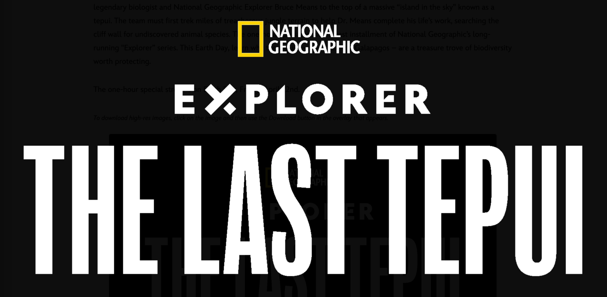 National Geographic Release “Lost And Found” Trailer | What's On Disney ...