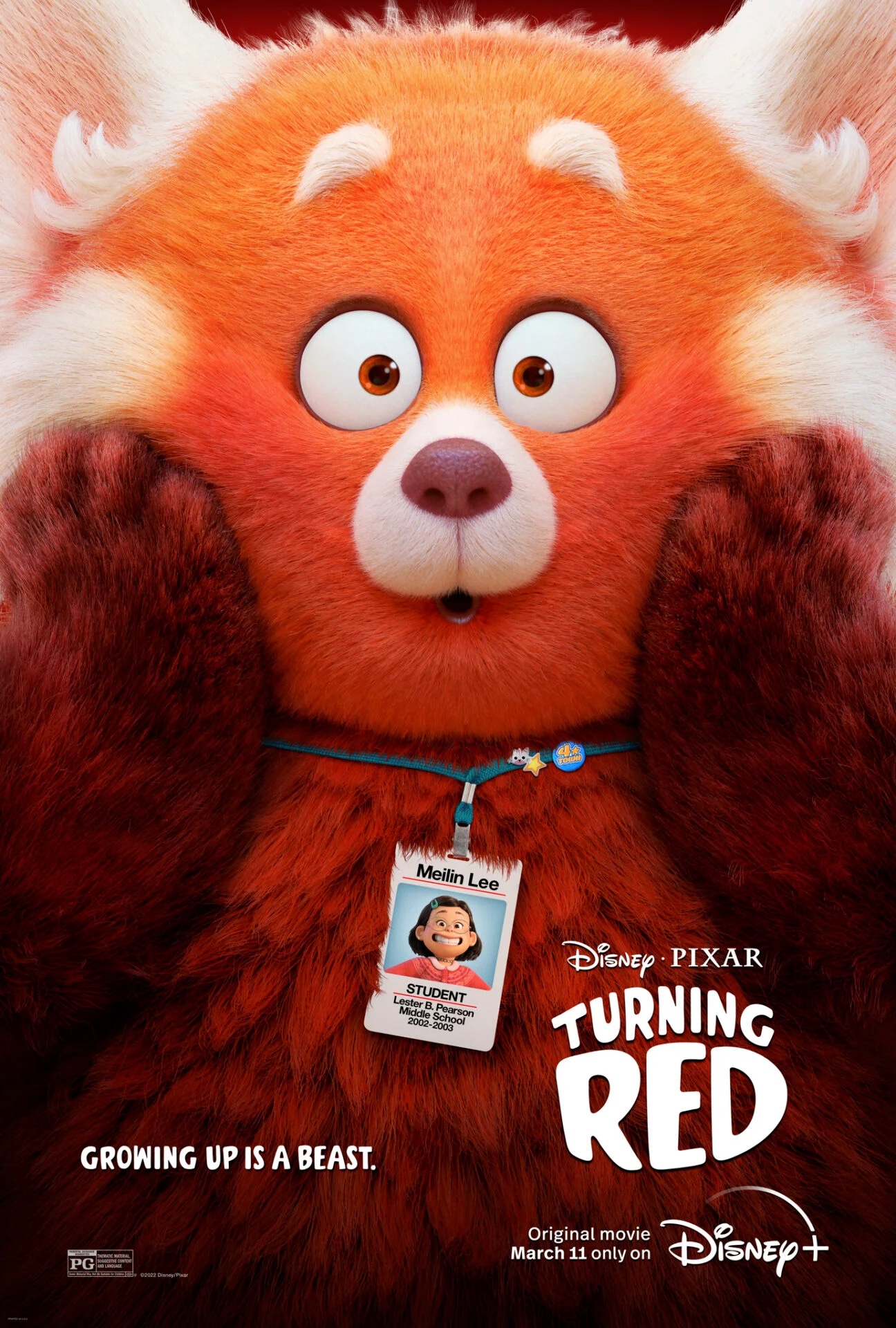 New “Turning Red” Emotion Posters Released – What's On Disney Plus