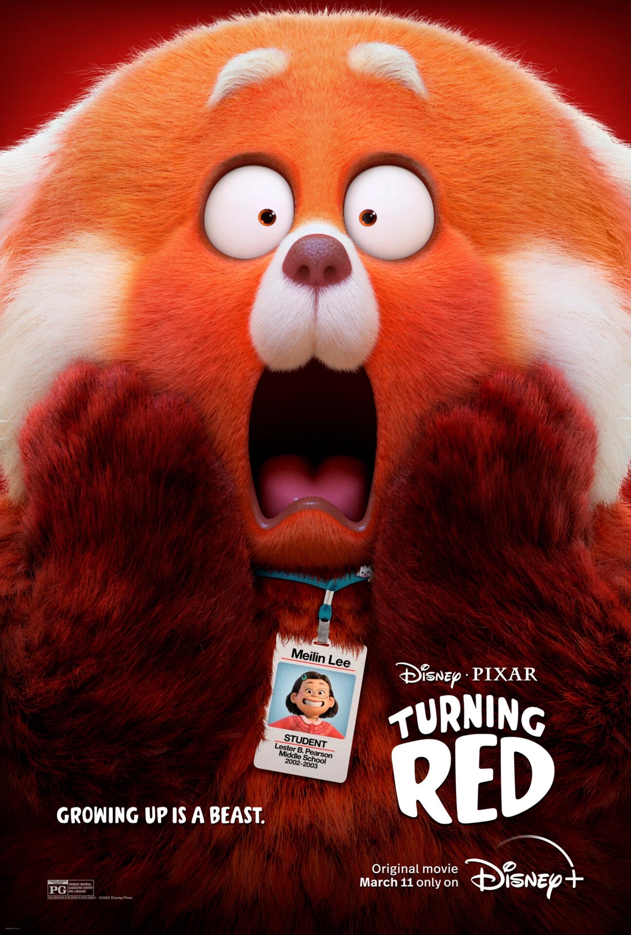 New “Turning Red” Emotion Posters Released – What's On Disney Plus