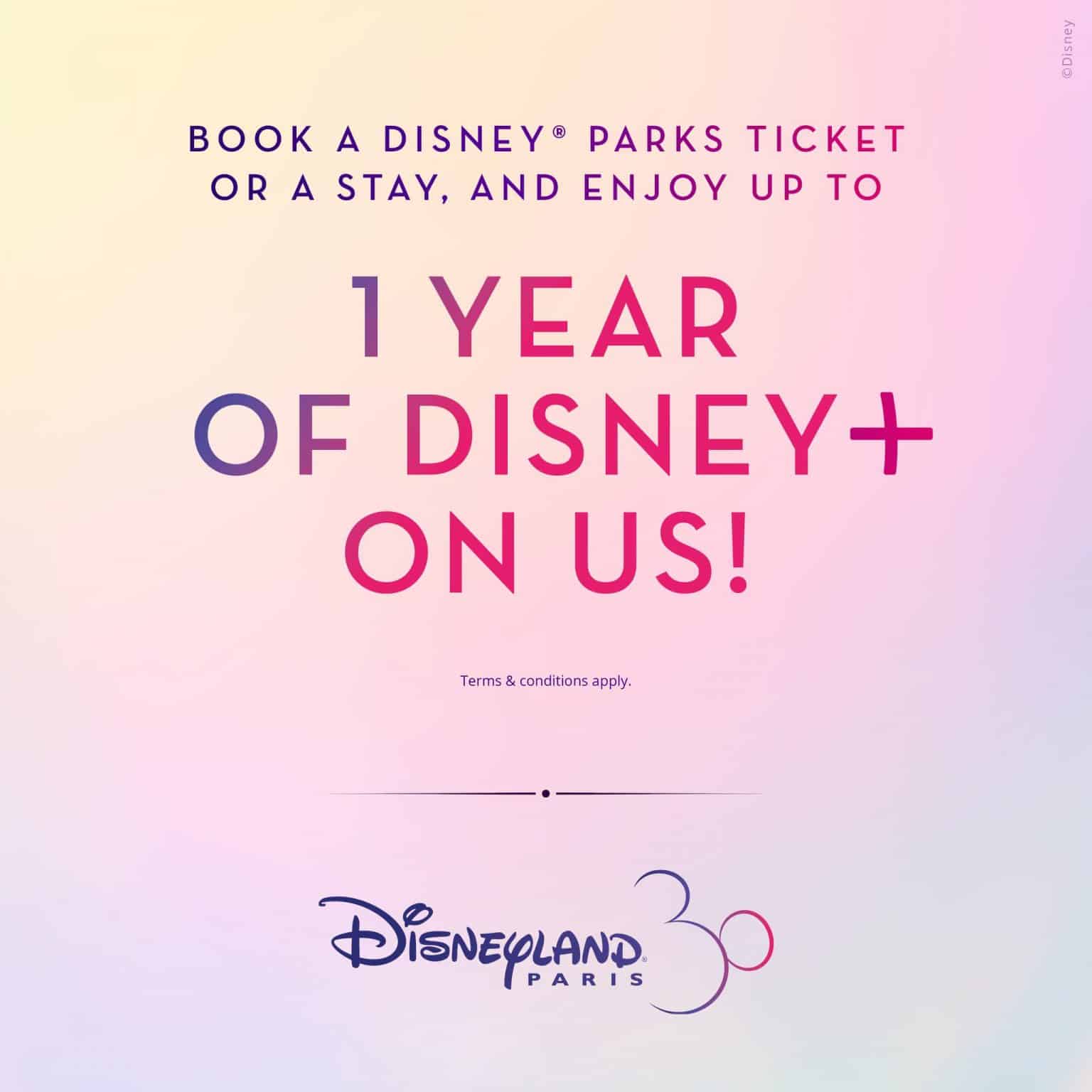 Disneyland Paris Offering Up To A Year’s Free Disney+ Subscription ...