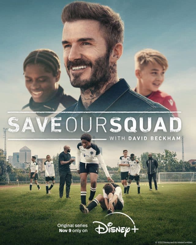 “Save Our Squad With David Beckham” Poster Released – What's On Disney Plus