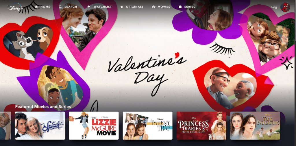Disney+ Valentine’s Day Collection Updated – What's On Disney Plus