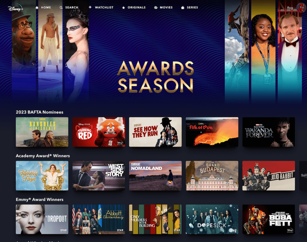 “Award Season” Collection Added To Disney+ (UK/Ireland) – What's On ...