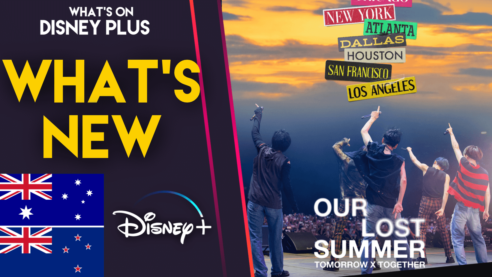 What’s New On Disney+ | Tomorrow X Together: Our Lost Summer (Australia/New Zealand) – What's On ...